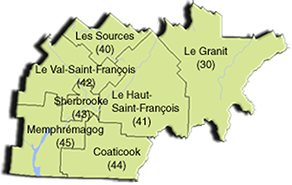 Estrie / Occupation du territoire - MEI